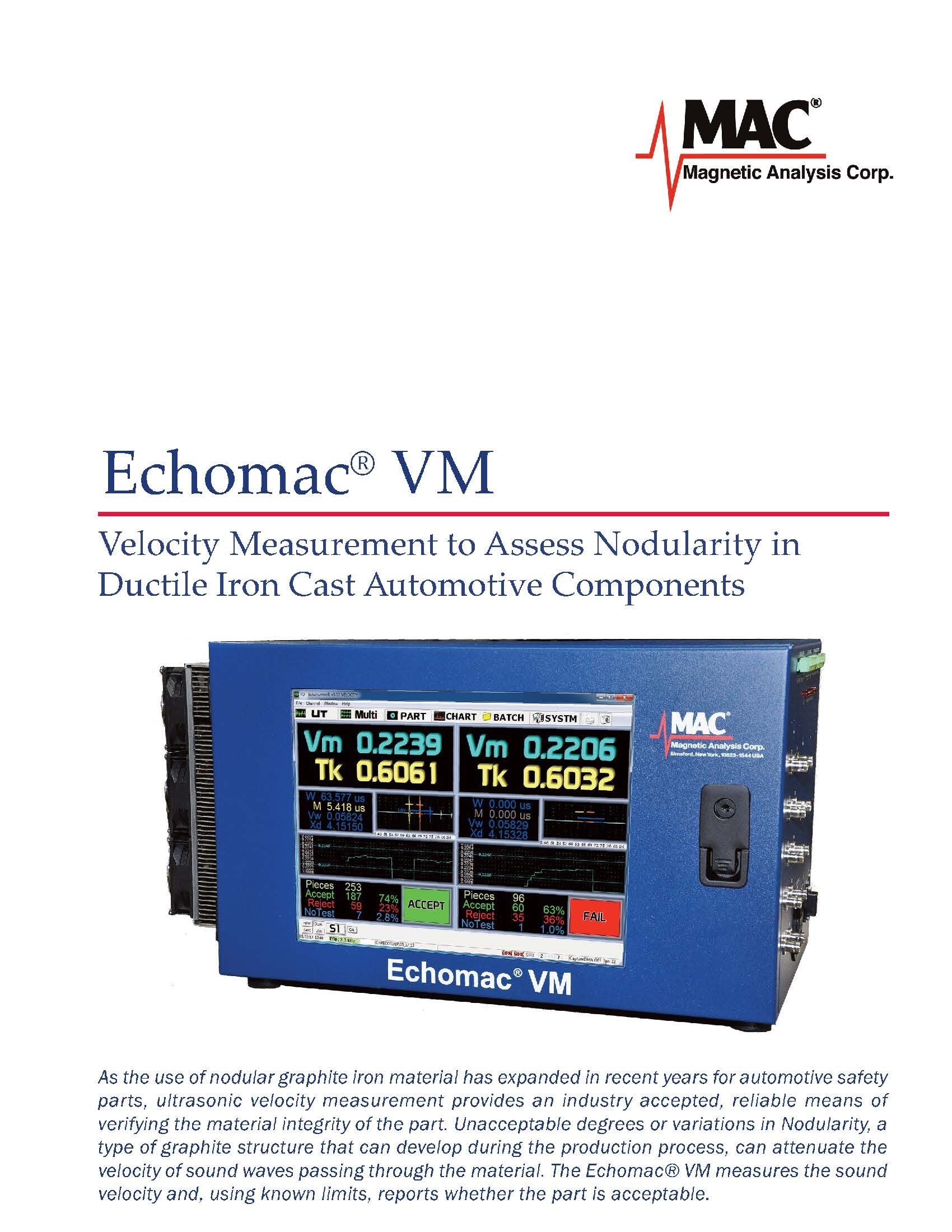 产品手册 – 美国磁性分析公司 MAC