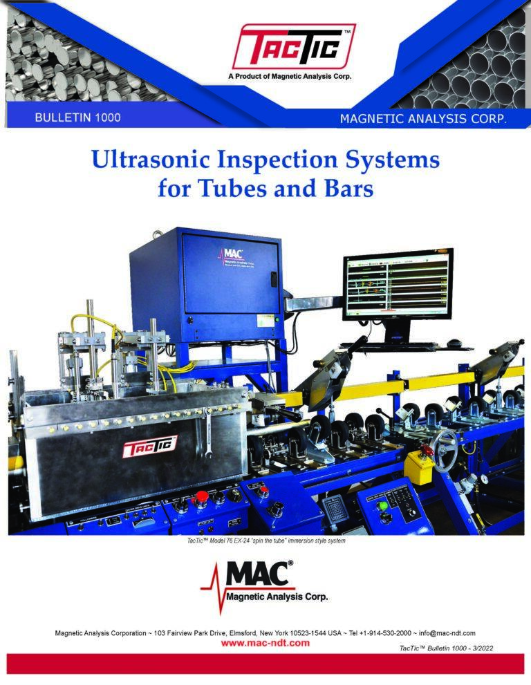TacTic 产品手册 – 美国磁性分析公司 MAC