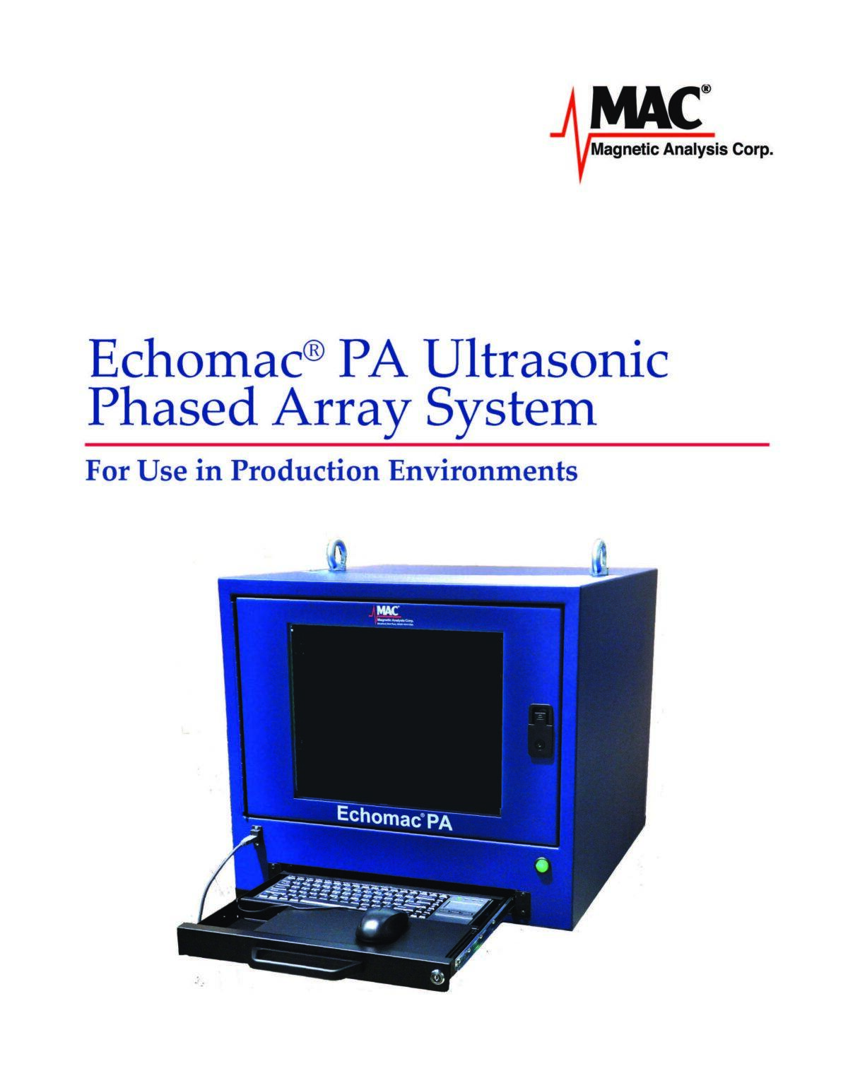 产品手册 – 美国磁性分析公司 MAC